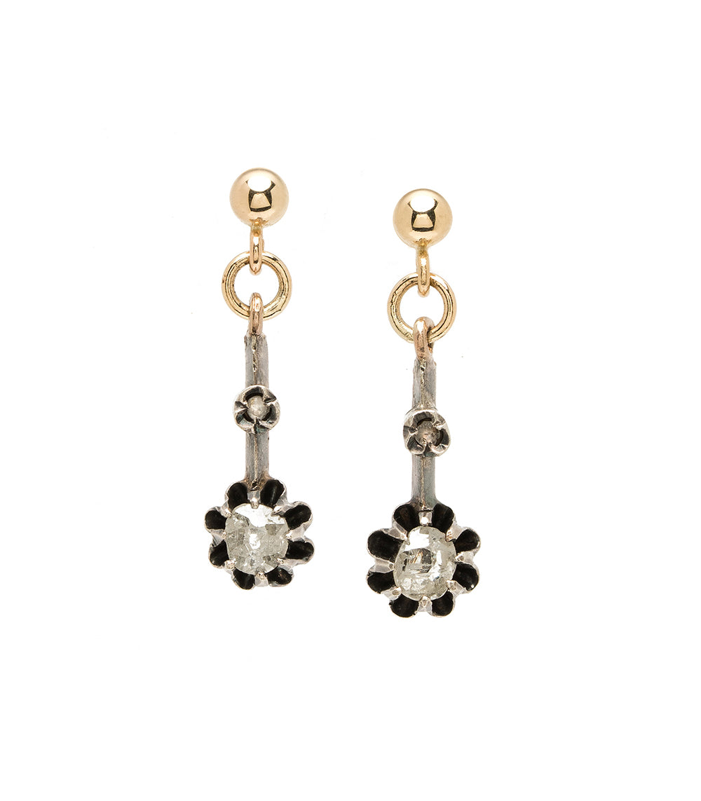Victorian Buttercup Diamond Earrings II – Sofia Kaman